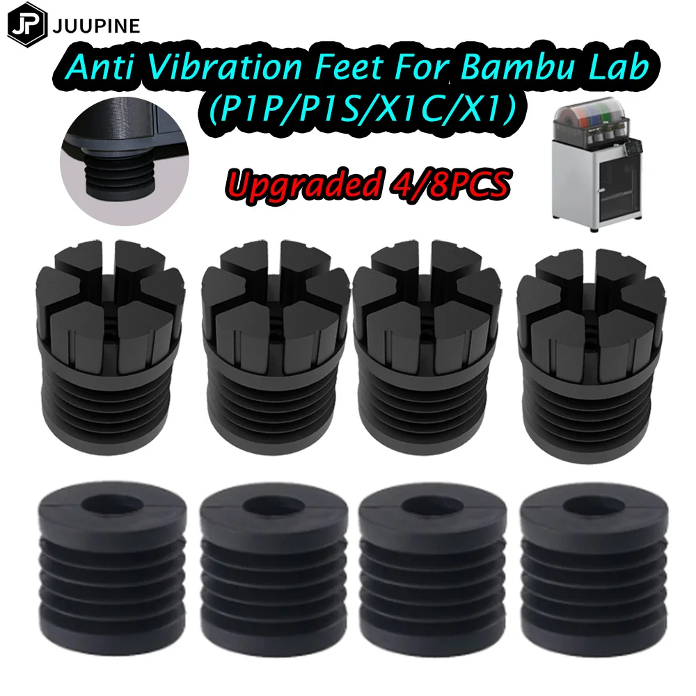 For Bambu Lab Anti Vibration Feet For Bambulabs X1/P1/A1/X1E Universal ...