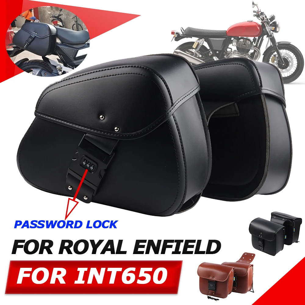 Royal Enfield Interceptor 650 INT 650 2022 2023 오토바이 액세서리 새들백 사이드 수하물 ...