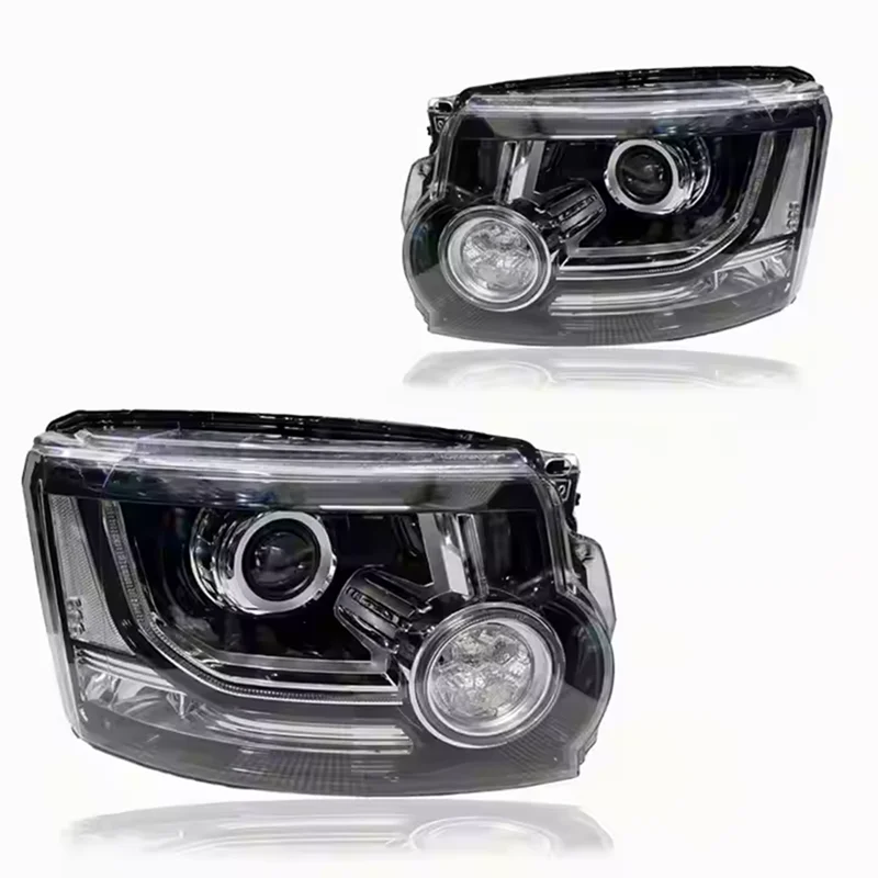 Car LED Headlights Suitable For 2010-2016 Land Rover 12V White 6000K ...