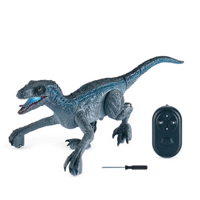 Remote Control Dinosaur, Electronic Realistic Walking Dinosaur With ...