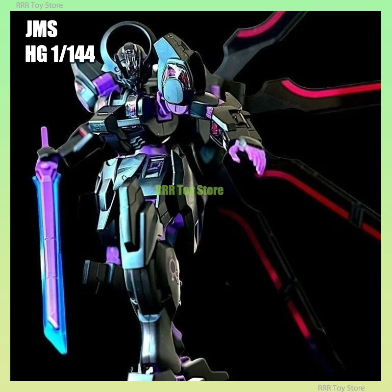 JMS-HG-1-144-Schwarzette-Neon-Purple-Model-Kit-Collection-Assembly-Action-Figures-Robot-Figurine ...