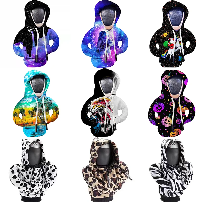 1pcs Gear Shift Hoodie Car Shift Knob Cover Hooded Sweatshirt Shifter ...