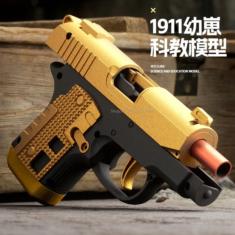 2024-Mini-Pistol-Mechanical-Structure-Can-Be-Fired-Repeatedly-Shell ...