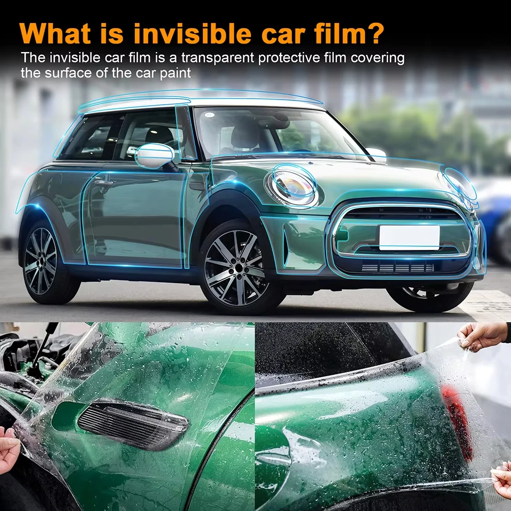 8.5Mil TPU Paint Protection Film For Mini F56 Cooper 2022 2023 2024 Pre ...