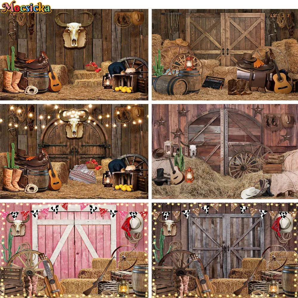 Western-Cowboy-Backdrop-For-Wild-West-Birthday-Party-Decor-Kids-Cake ...