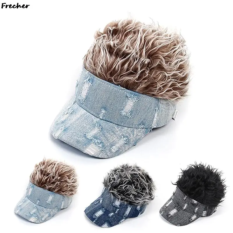 Children-Cool-Baseball-Cap-With-Spiked-Hairs-Wig-Fashion-Boys-Funny-Wig ...