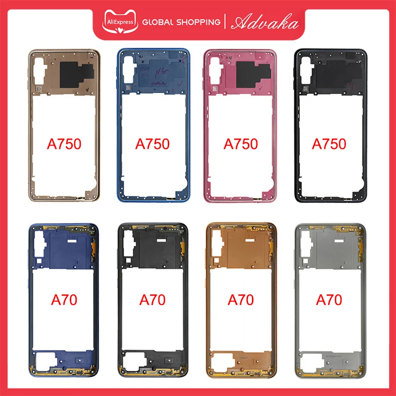 Advaka Middle Frame Bezel Plate Cover Replacement Parts For Samsung ...