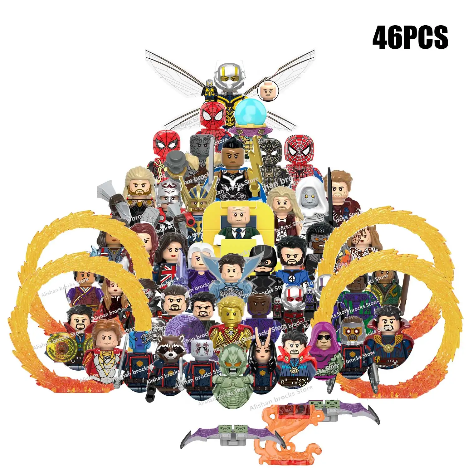Disney-Marvel-Building-Blocks-Iron-Man-Doutor-Estranho-Hulk-Thanos ...
