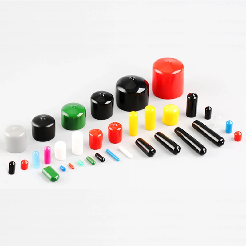Rubber Seals Threaded Sheath Silicone Sleeve Tips End Caps Cap Cable ...
