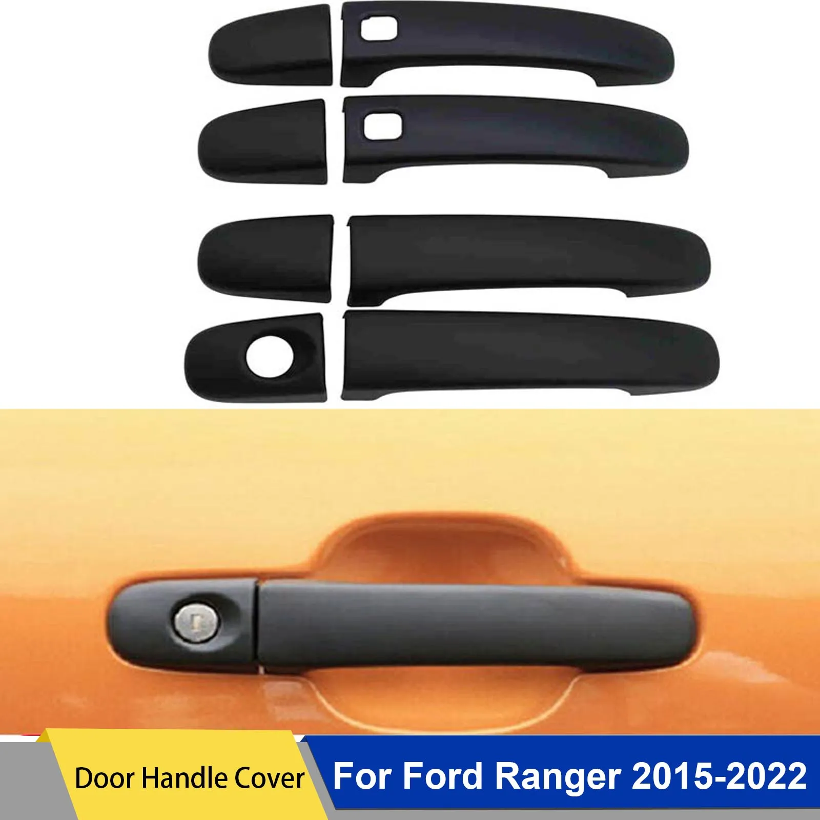 Keyless-Smart-DOOR-HANDLE-COVER-Accessories-For-Ford-Ranger-PX1-PX2-PX3 ...