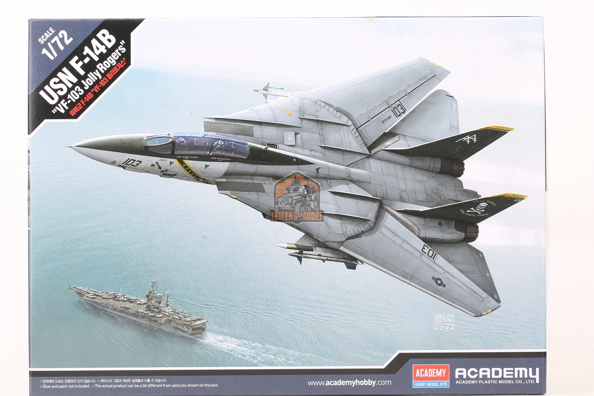 Academy hobby 12578 1/72 usn F 14B tomcat vvf 103 jolly rogers' (modelo ...