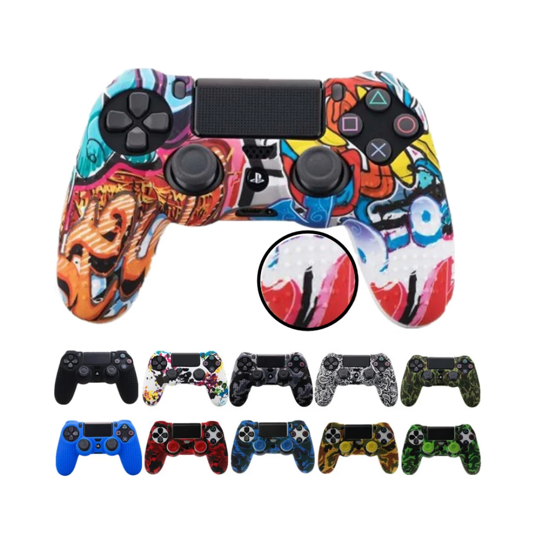 Anti-Slip-Soft-Silicone-Gel-Rubber-Skin-Cover-For-SONY-Playstation-4 ...