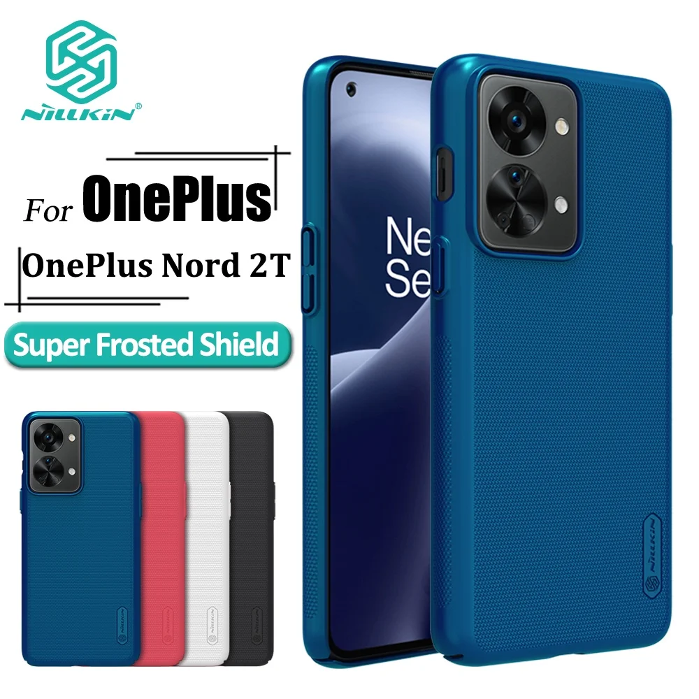 Nillkin super fosco escudo caso para oneplus nord 2t 5g ultra fino ...
