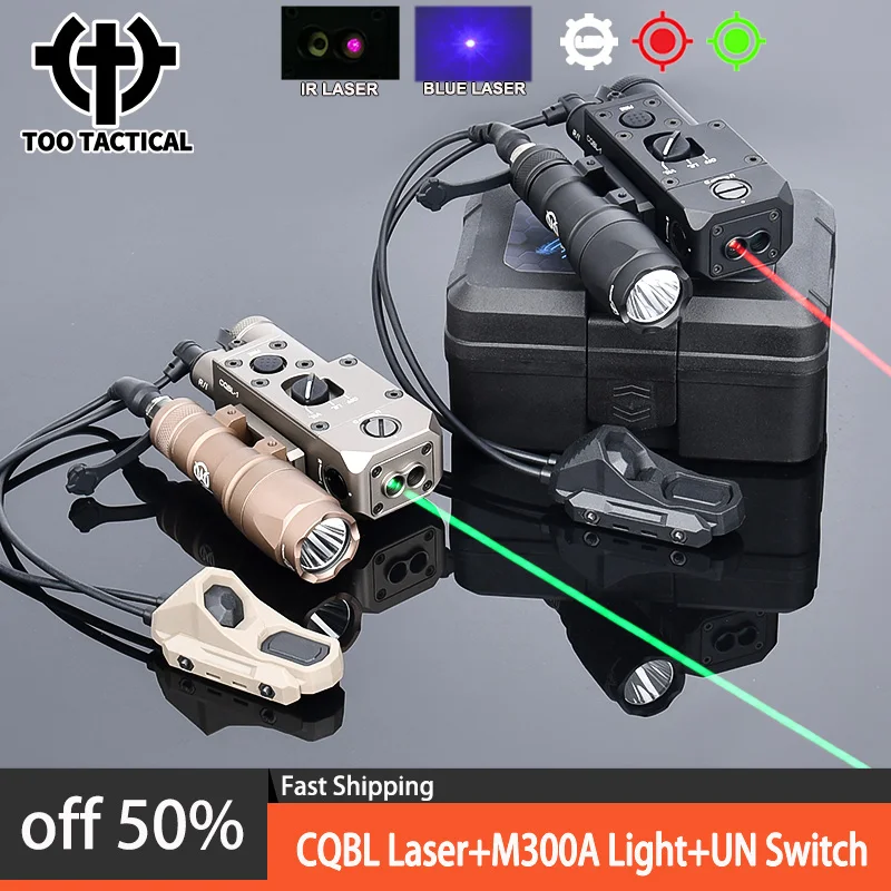Metal-CQBL-1-Laser-Red-Green-Blue-IR-Indicator-Airsoft-Surefir-M300A ...
