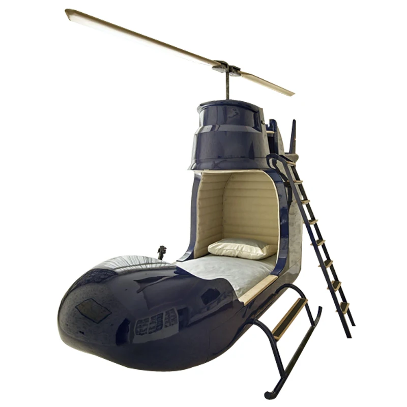 Cama-personalizada-y-creativa-con-forma-de-avi-n-para-ni-os-helic-ptero ...