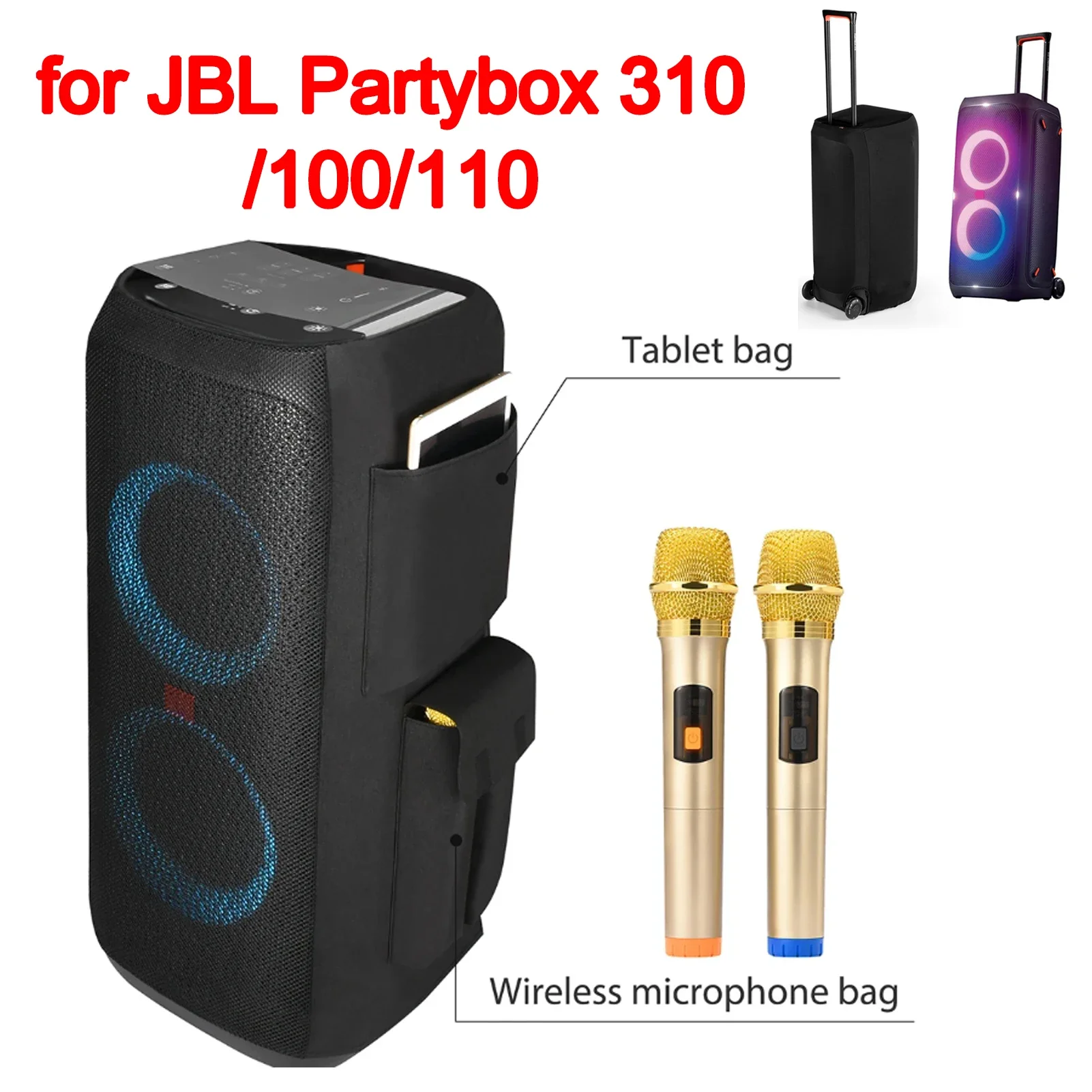 Outdoor-Dust-Protection-Case-For-JBL-Partybox-310-Speaker-Carrying ...