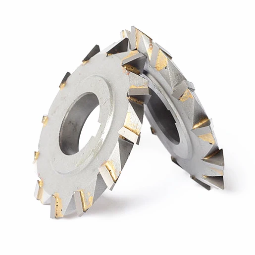 YW YW2 Carbide Double Angle Milling Cutter V Shape Slot Trapezoid Slot ...