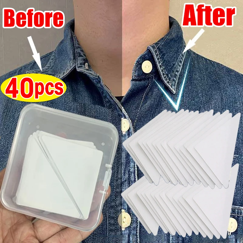 10-40Pcs-Invisible-Self-Adhesive-Collar-Styling-Tape-Does-Not-Warp ...