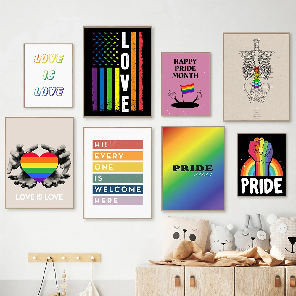 P-ster-de-citas-LGBT-im-genes-art-sticas-de-pared-pintura-en-lienzo ...