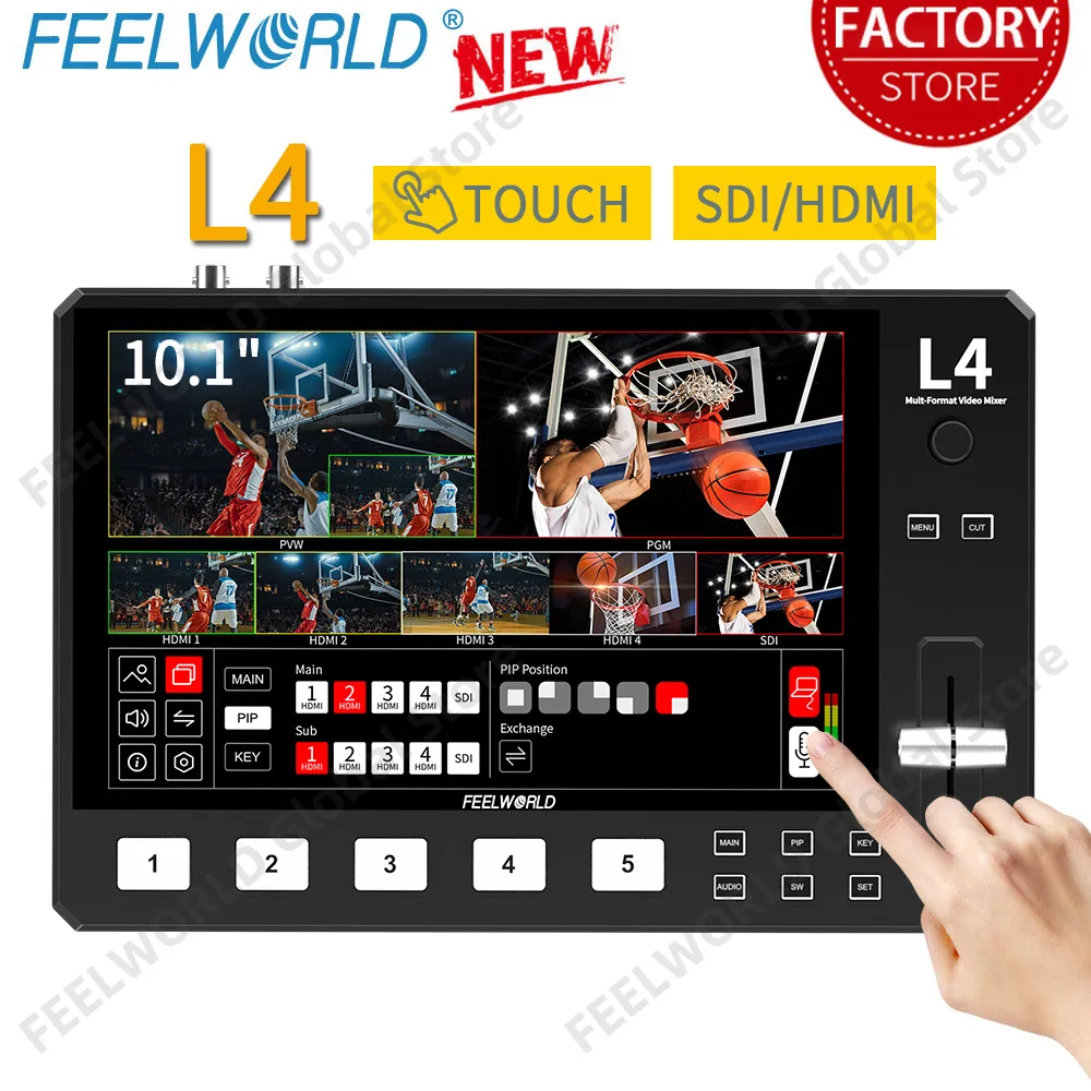 FEELWORLD-L4-Multi-Camera-Video-Mixer-Switcher-With-10-1-Inch-Touch ...