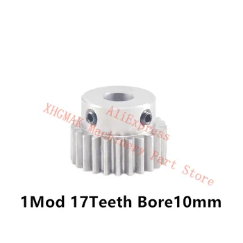 2units 1mod Gear Rack 10*10*500mm + 2units 1mod 17teeth Pinion 45 Steel ...