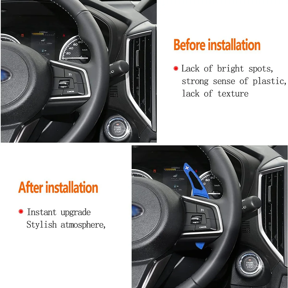 Shift Paddles Cover Extension Steering Wheel Shifter Extended for ...