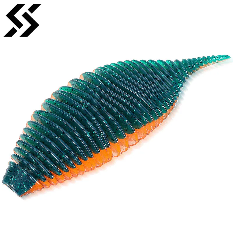 Sougayilang-5PCS-Fishing-Lure-Bellows-Gill-Worm-Fishing-Lure-10cm-13g-7 ...