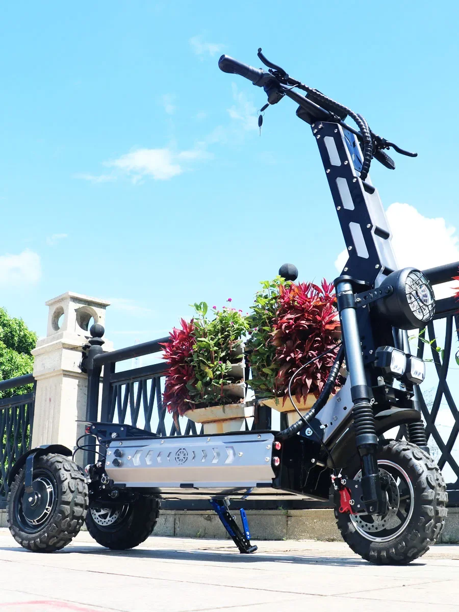 Folding-three-wheel-off-road-electric-scooter-adult-three-wheel-drive ...