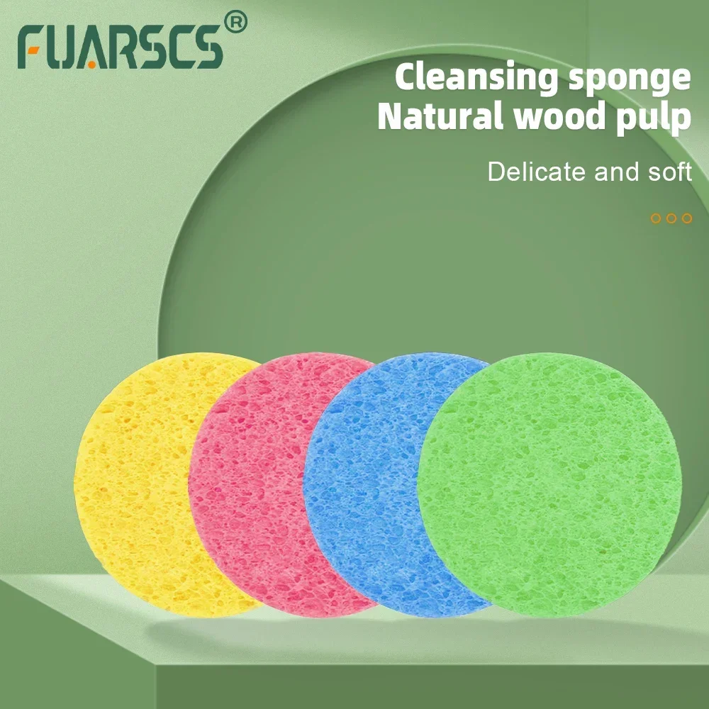10-20-30PCS-Compressed-Sponge-Circular-Makeup-Removal-Sponge-Natural ...