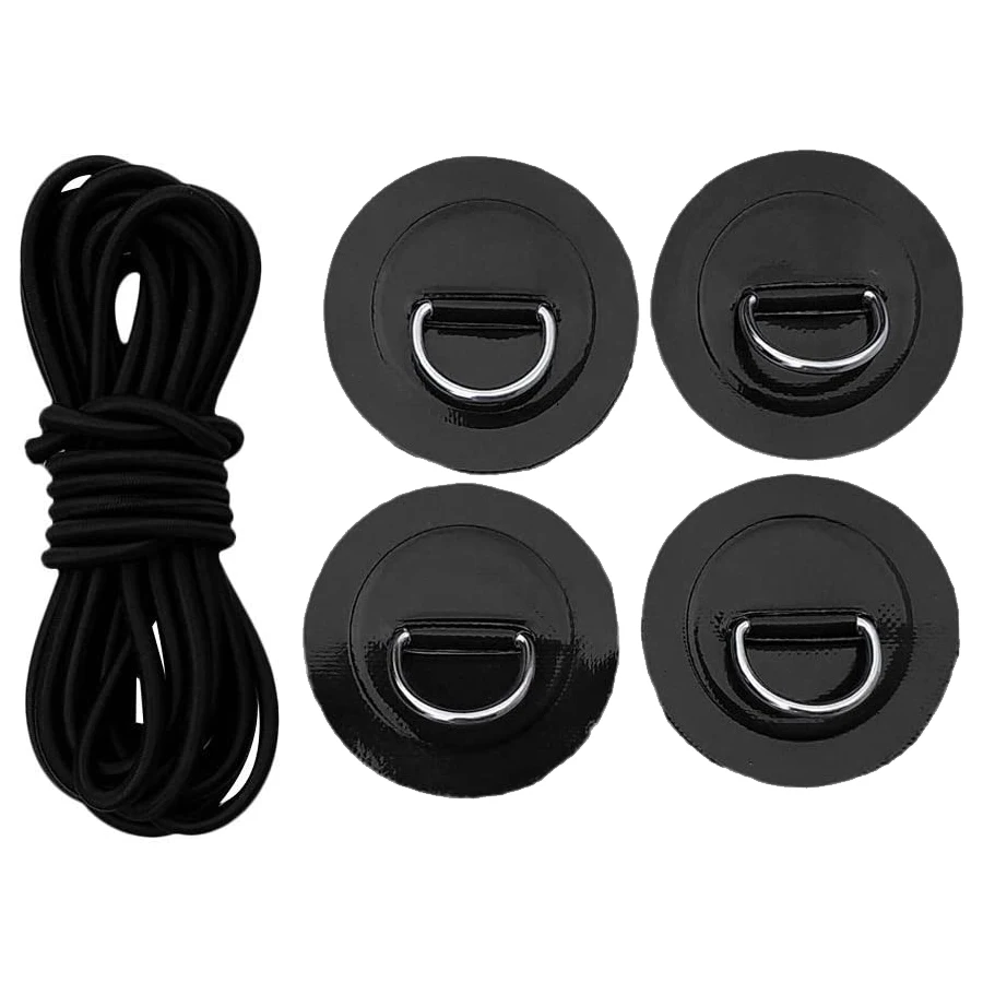 Sup bungee deck rigging kit com 4 peças de aço inoxidável d ring ...
