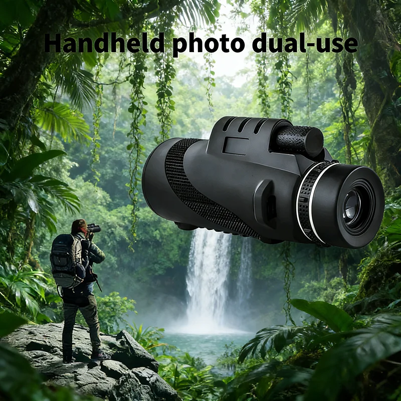 80x100 HD ZOOM Powerful Monocular Telescope Portable Telescope Long ...