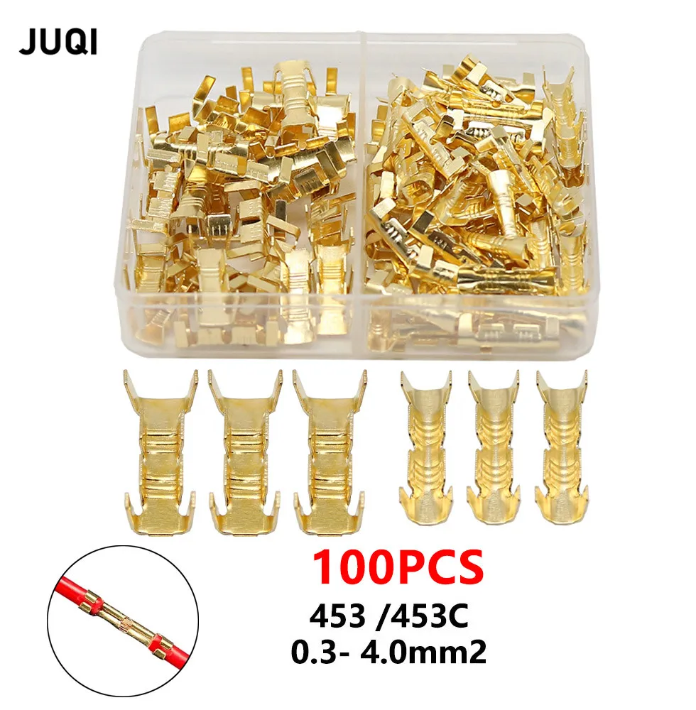 New-packaging100pcs-453-453C-U-shaped-terminal-tab-cold-inserts ...