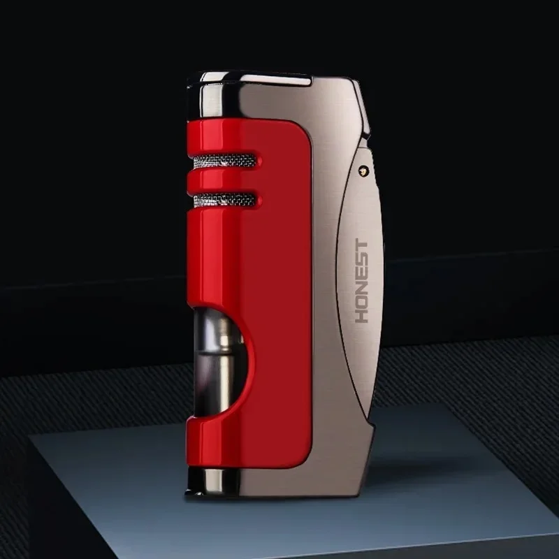 Metal Torch Lighter Butane Refillable Windproof Outdoor Jet Flame Gun ...