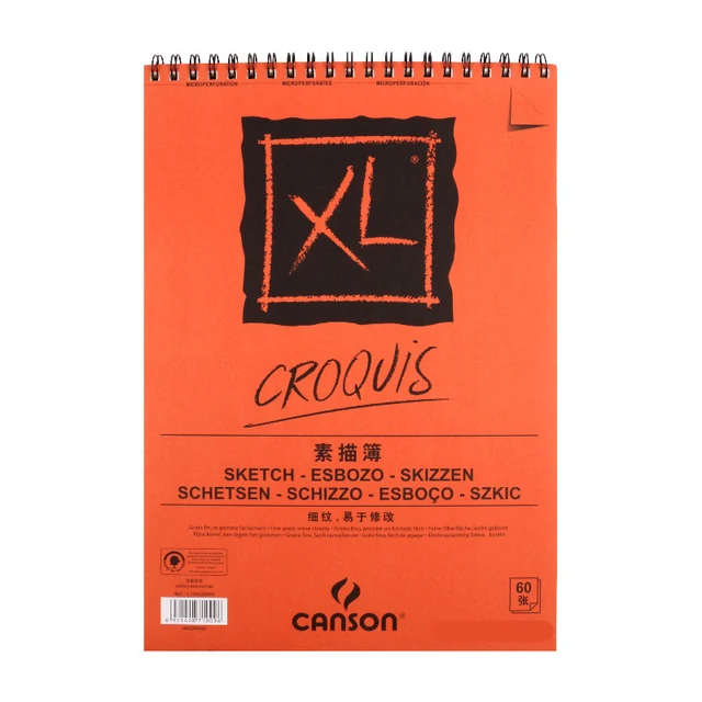 CANSON XL Drawing Book for Sketching Watercolor Pastel Sketchbooks ...