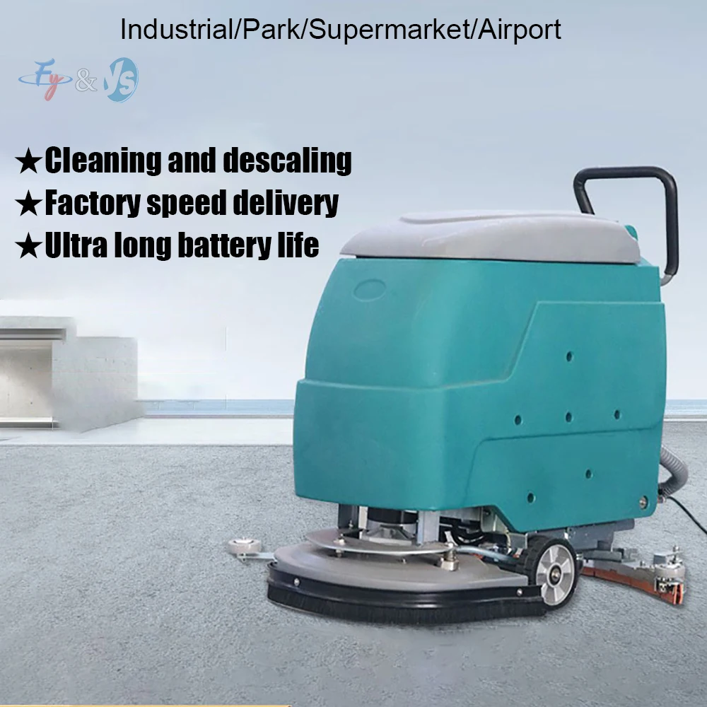 Multifunctional Electric Floor Scrubber– Hand-Push 3-in-1 Wash/Mop ...