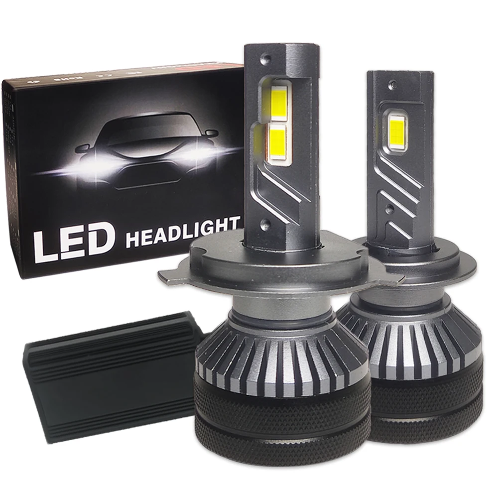 JEXITO E11P 130W 6000K h7 led headlight h4 led bulbs 4300K h11 led car ...