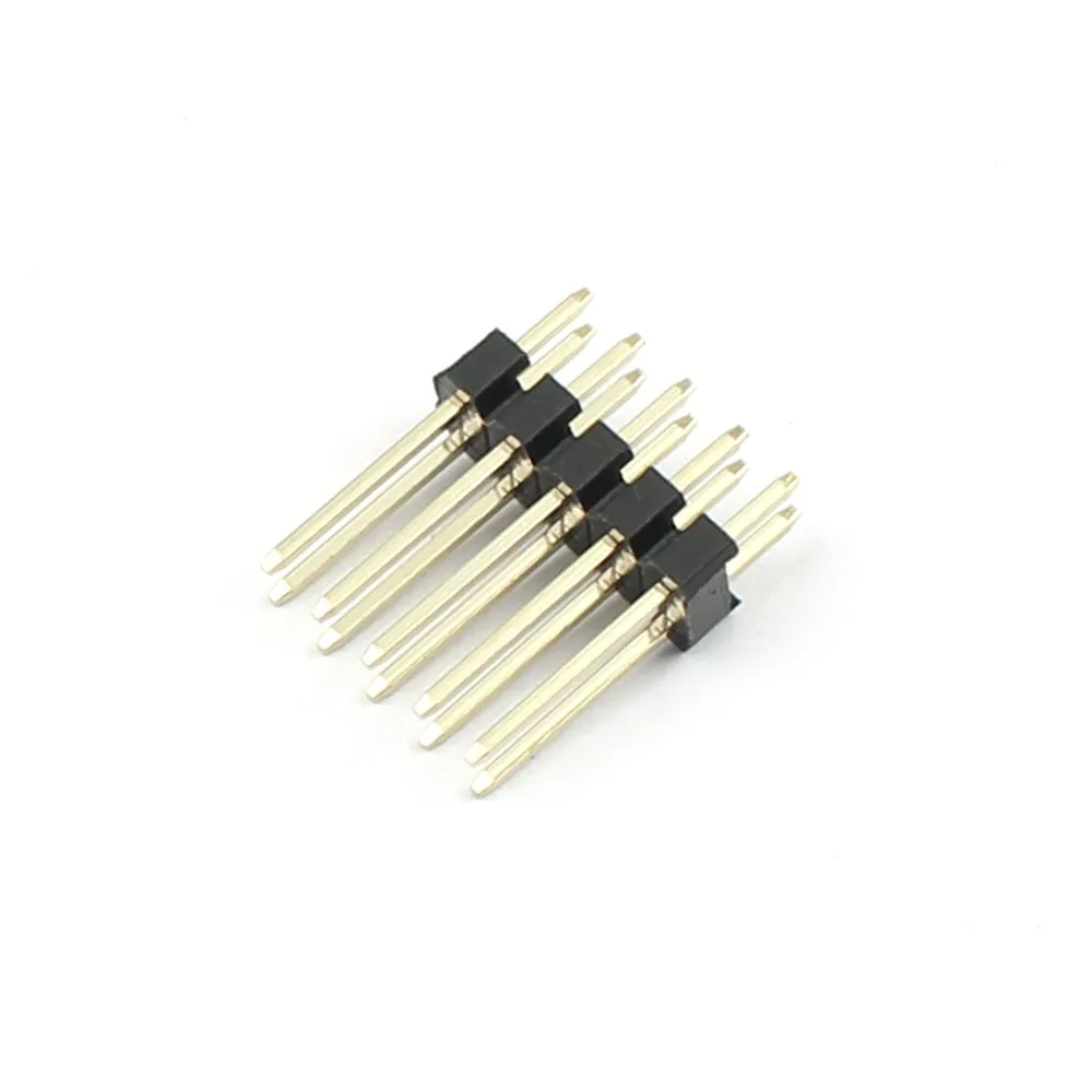 10pcs-Gold-Plated-2mm-2-0mm-Pitch-2x5-10-Pin-Double-Male-Pin-Header ...