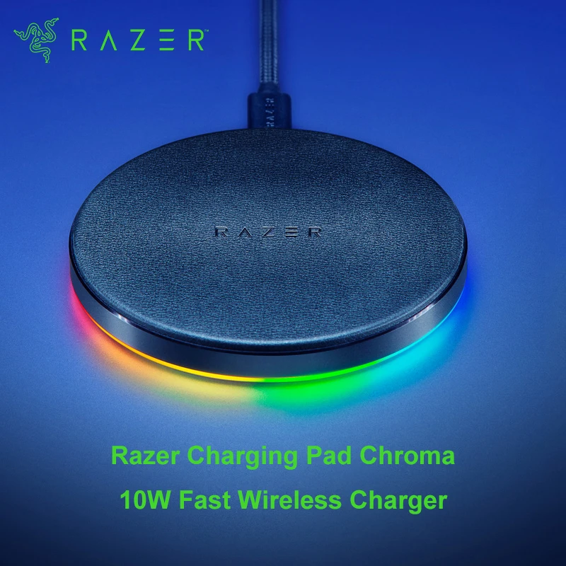 Original-Razer-Charging-Pad-Chroma-10W-Fast-Wireless-Charger-USB-C ...