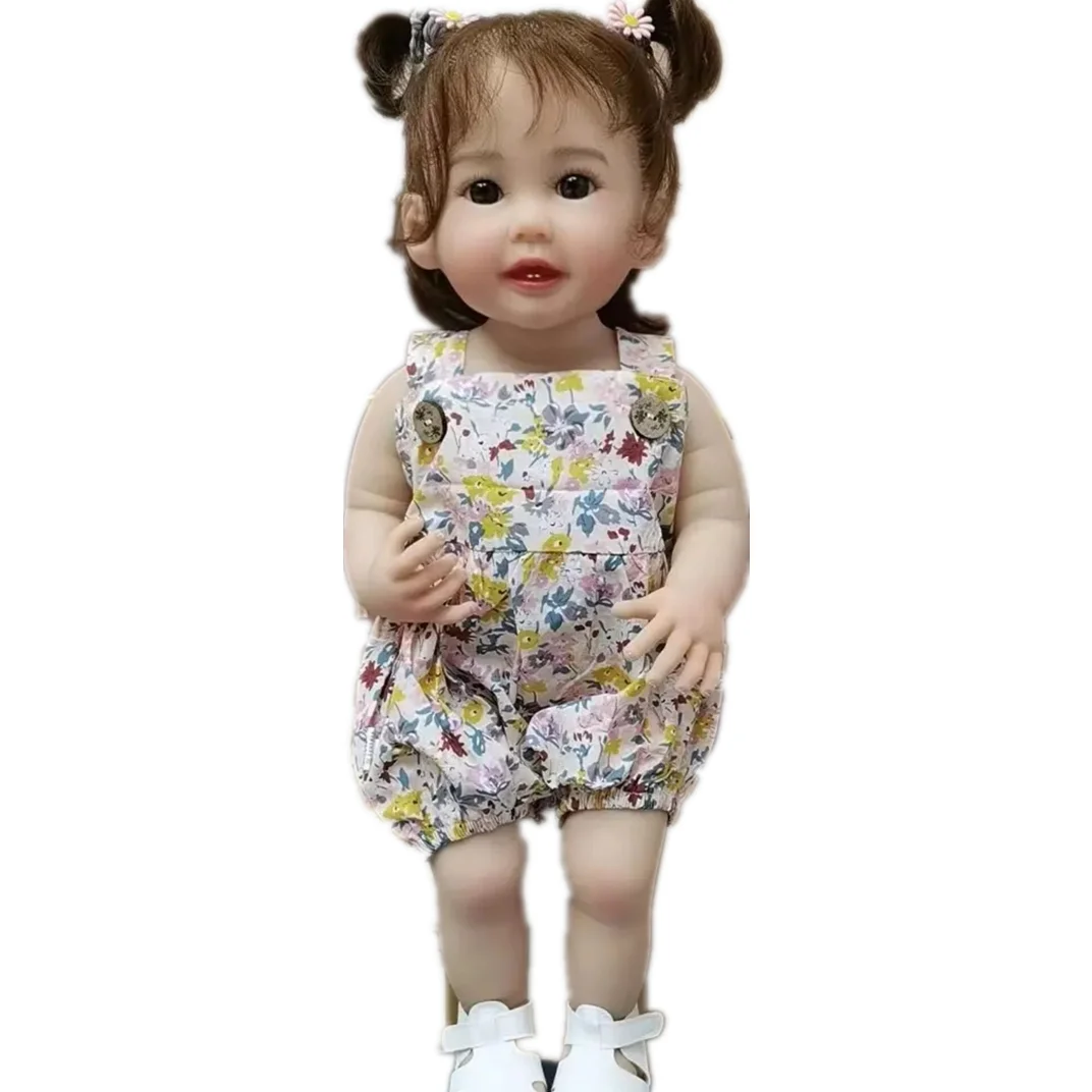 Poupée Reborn En Silicone De 22 Pouces Pour Fille, Mignon, En Vinyle, Pour Bébé Asiatique Teegan ...