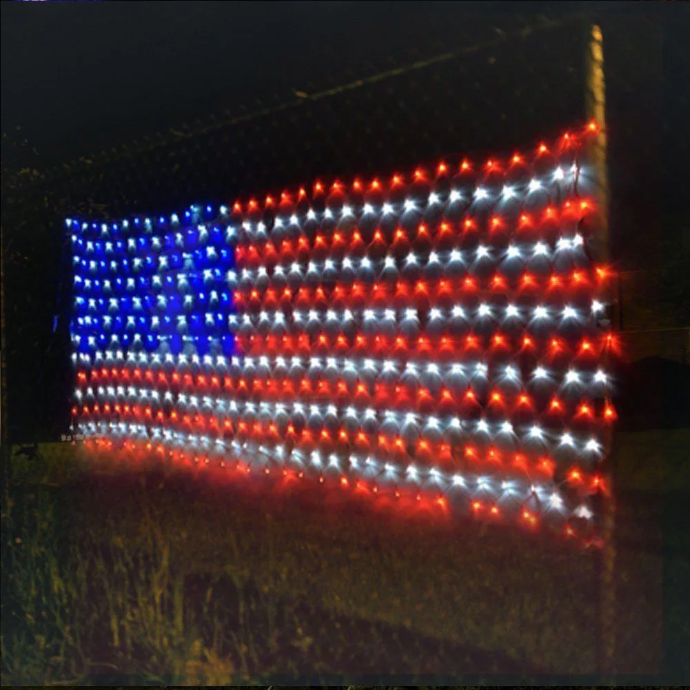 Large Lighted American Flag Camping World Shows What Goes Into
