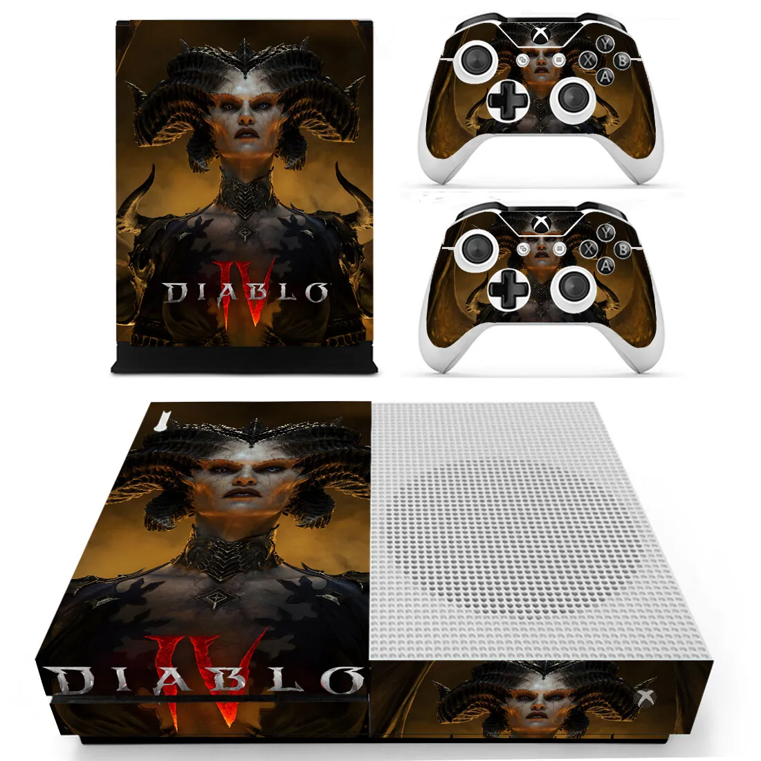 Diablo-4-Devil-Lilith-Skin-Sticker-Decal-Cover-For-Xbox-One-S-Console ...