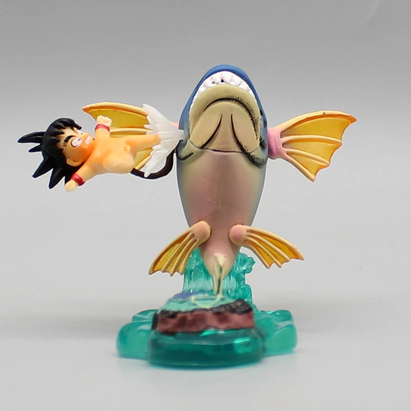 Dragon-Ball-Childhood-Goku-Kick-Fish-Action-Figure-Anime-cole-o-Model ...