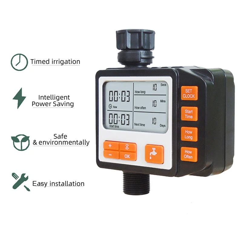 Automatic Garden Watering Timer Outdoor Programmable Irrigation