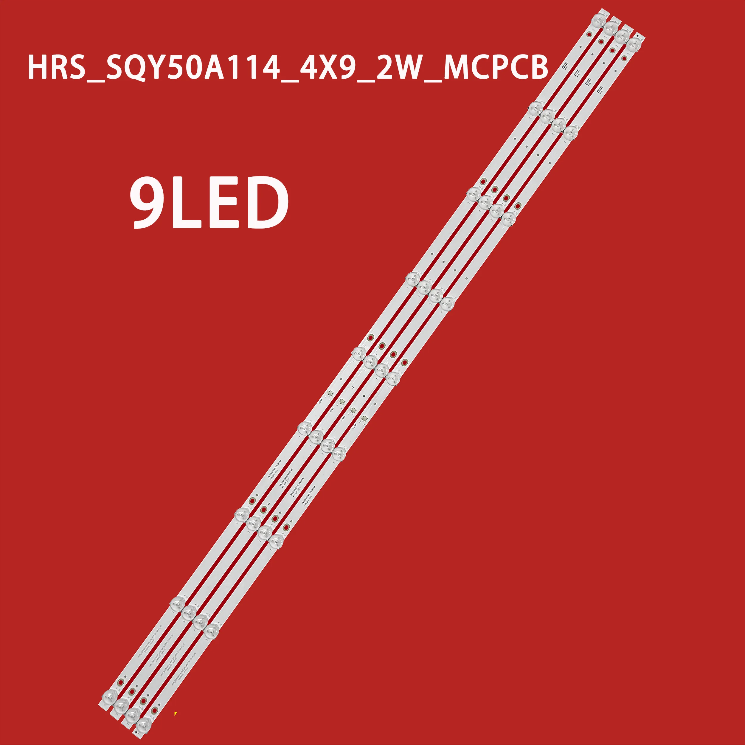 LED-AE0110540-HRS-SQY50A114-4X9-2W-MCPCB-12mm-V2-NVR-8060-504K2S-SMA-N ...