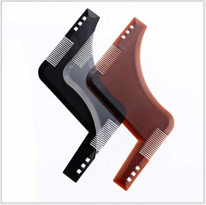 Fashion Beard Styling Template Comb New Barber Tool Mustache Symmetry ...