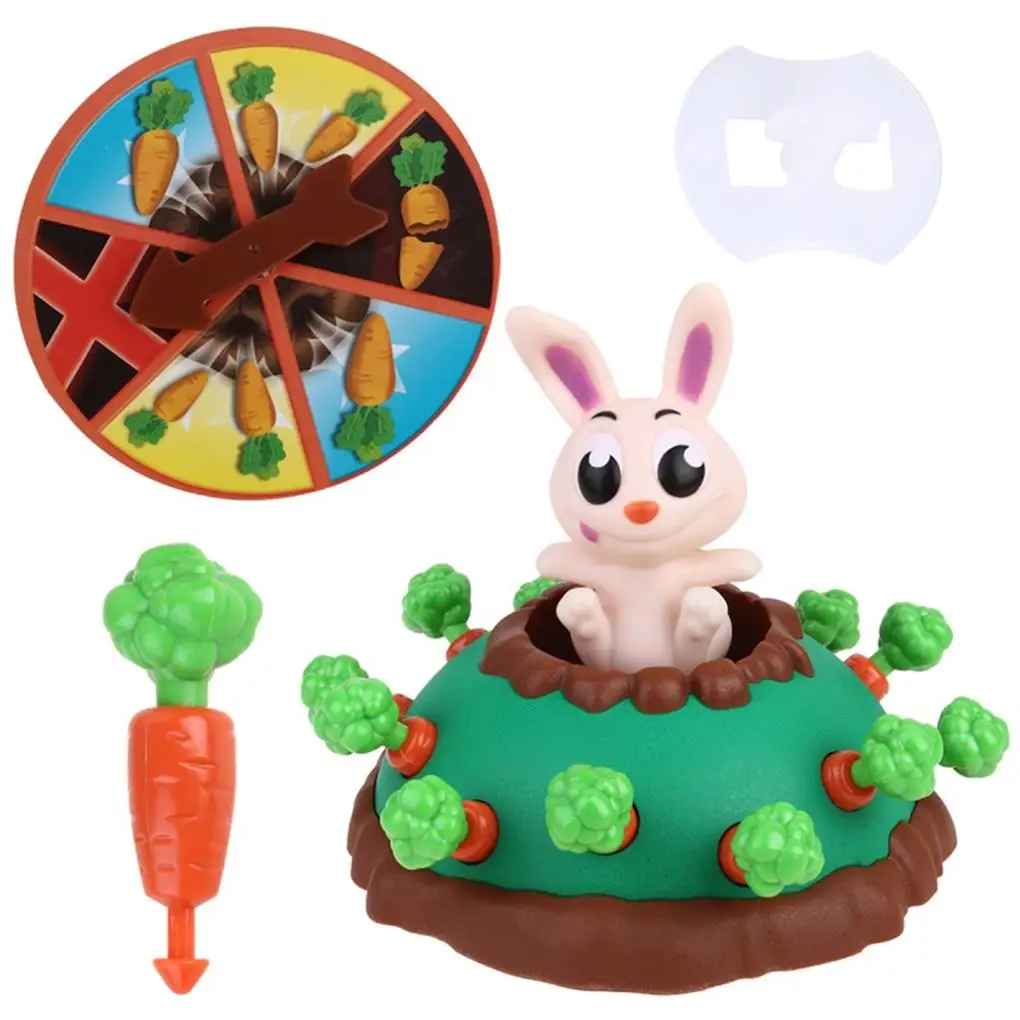 1pc Kids Toys Electric Jumping Rabbit Carrot Game Desktop Game Parent ...