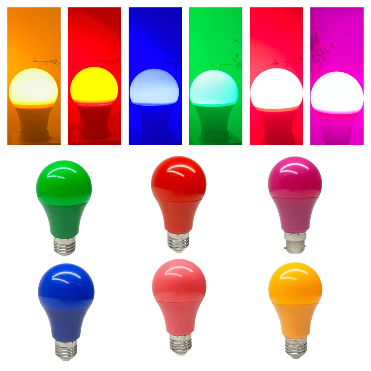 Bombilla-LED-de-colores-A60-para-decoraci-n-de-Bar-Bar-fiesta-Festival ...