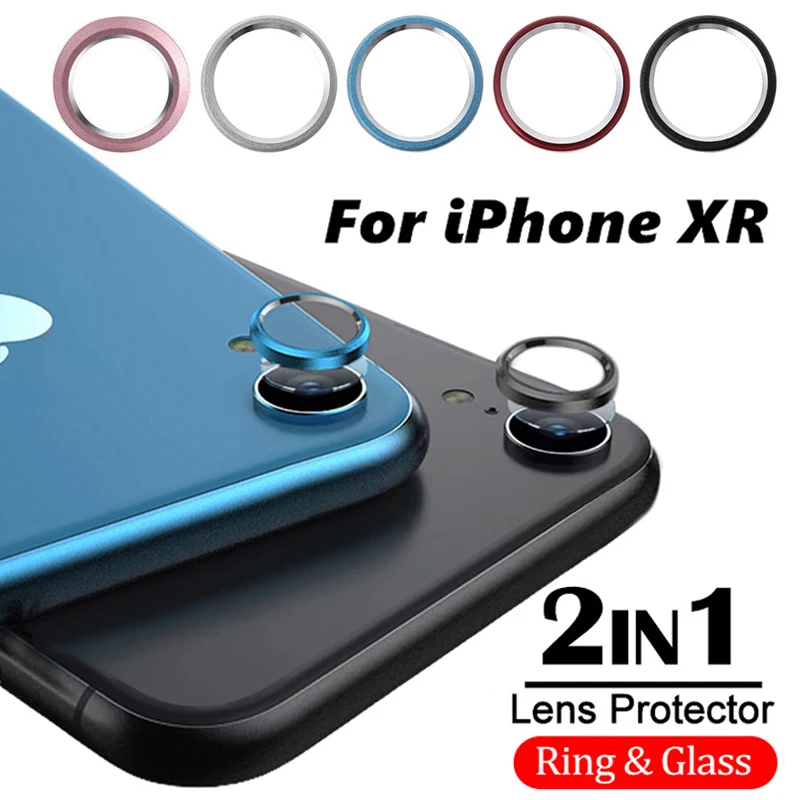 Metal-Camera-Lens-Protector-Ring-for-iPhone-XR-Back-Lens-Glass-Alloy ...