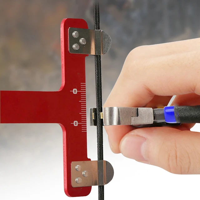 Recurve Bow String Bow String Nocking Points Kit With T-Square & Plier ...