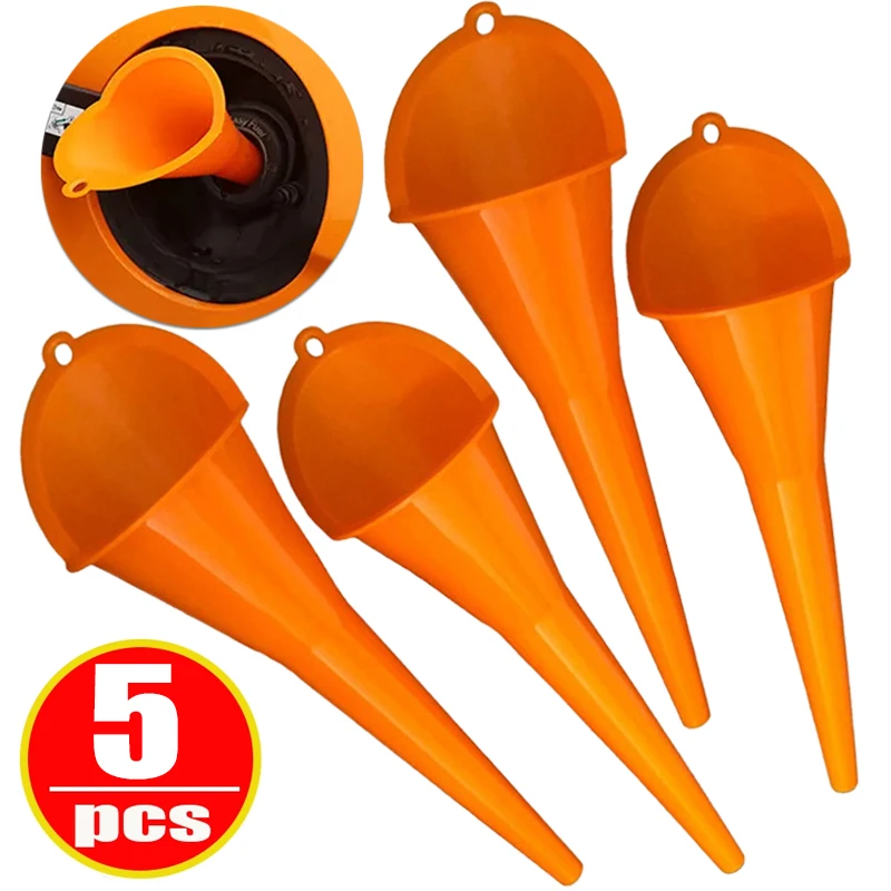 Car-Long-Stem-Funnel-Gasoline-Oil-Fuel-Filling-Tools-Anti-splash ...